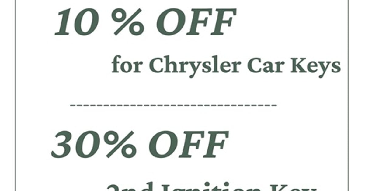 Chrysler key replacement - New Palestine, IN 46163 | about.me