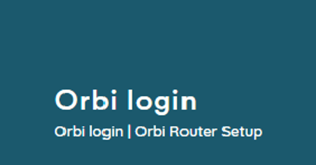 Orbi Router Login - United States | about.me