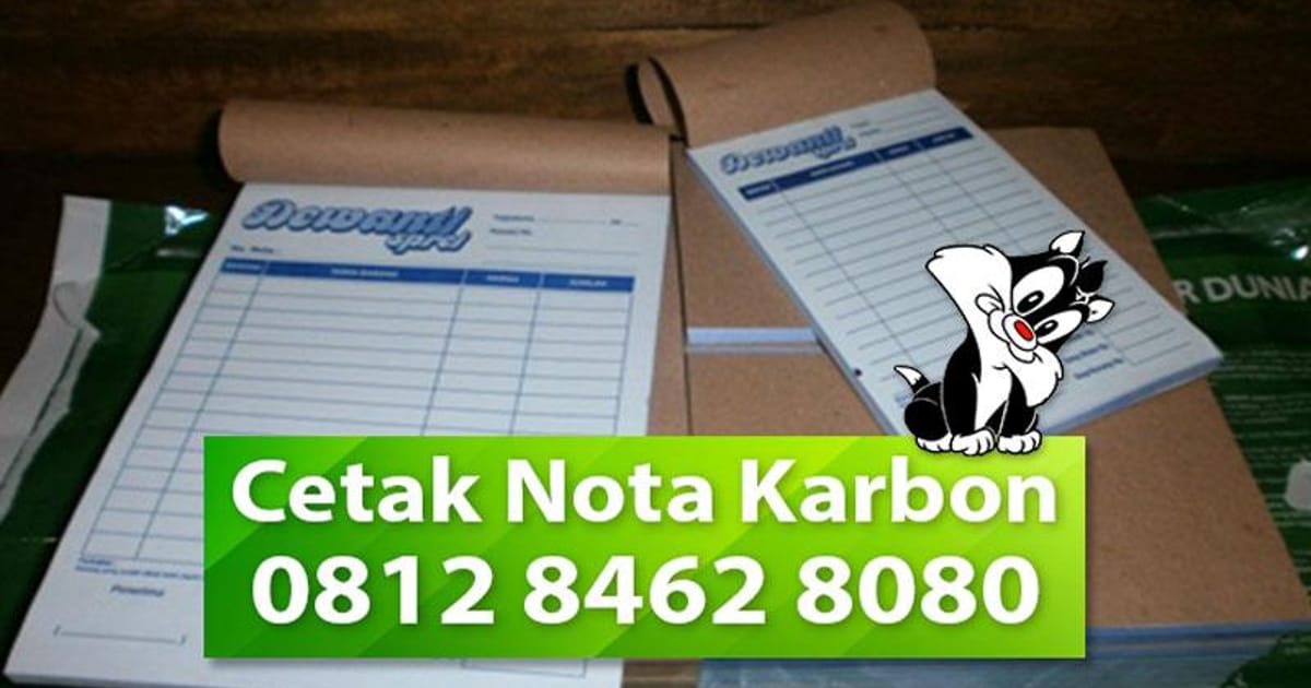 Cetak Nota MURAH - Special Capital Region of Jakarta, Indonesia | about.me