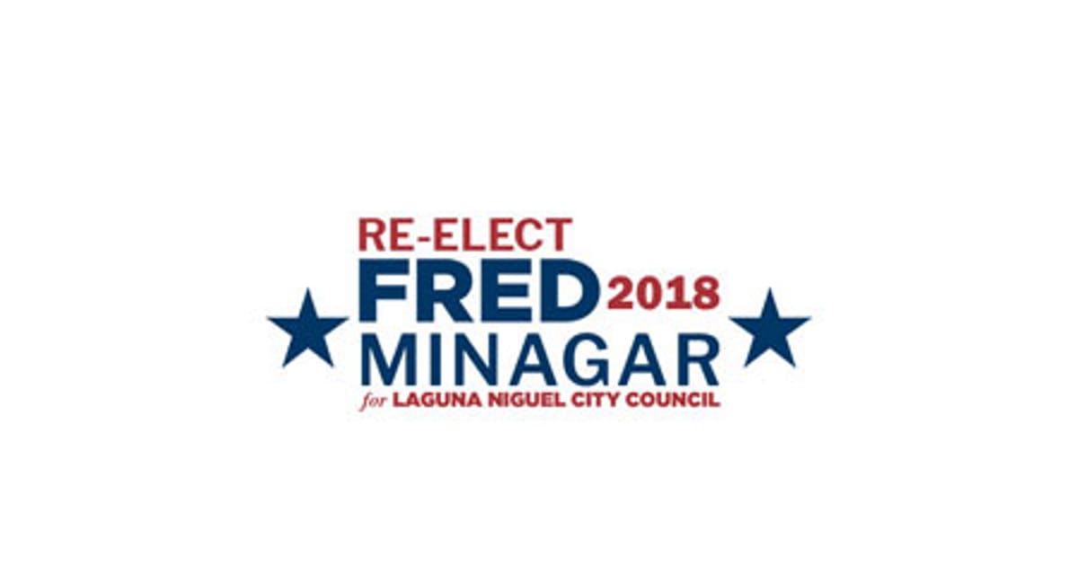 Fred Minagar Mayor - Laguna Niguel, California | about.me