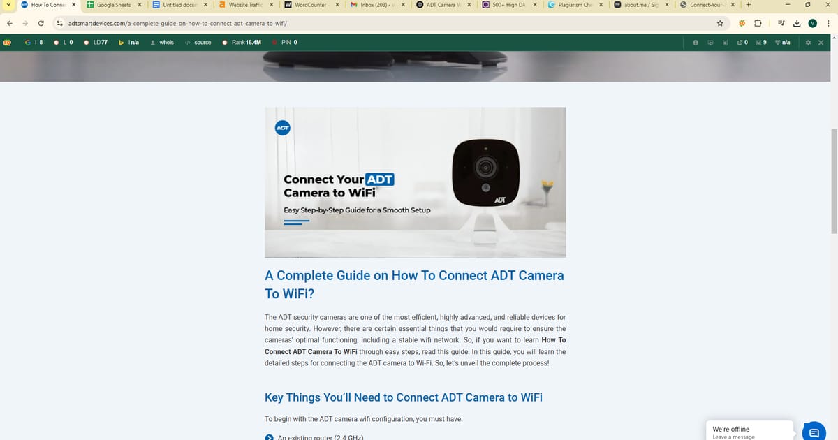 ADT Camera login - USA | about.me