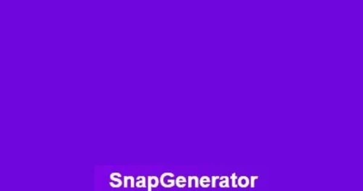 Snap Generator - USA | about.me