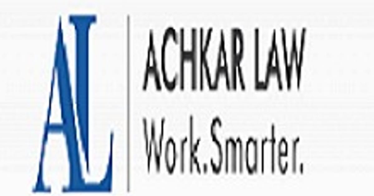 Achkar Law - 4950 Yonge St., Suite 2200, Toronto, Ontario M2N 6K1 ...