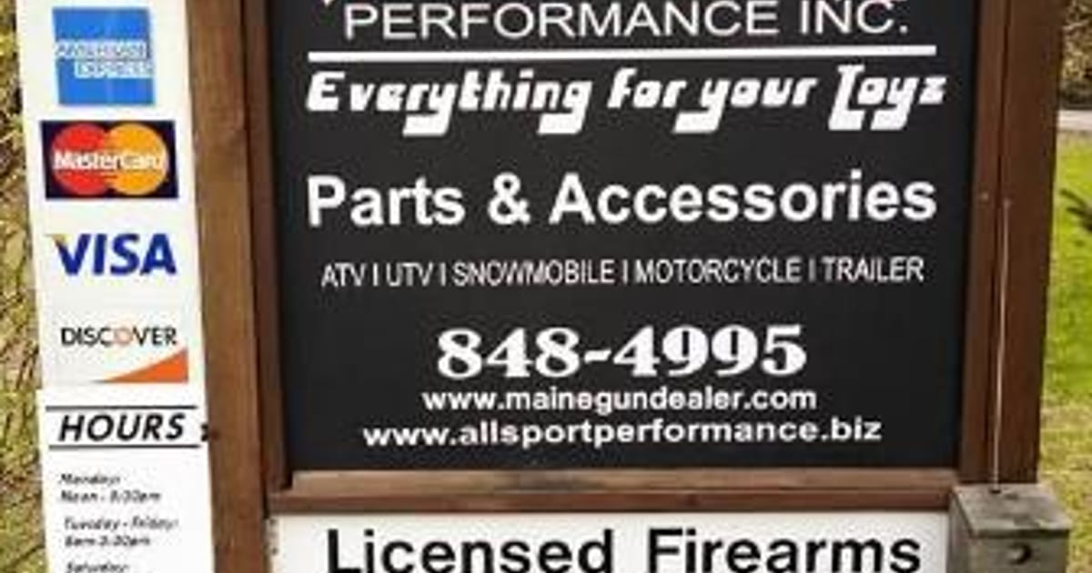 Allsport Performance Inc. - HERMON, MAINE, ALLSPORT PERFORMANCE INC ...