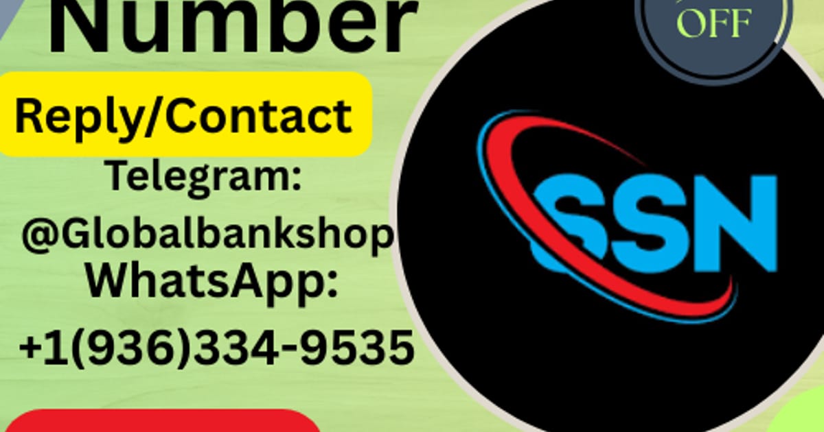 Buy SSN Number - usa | about.me