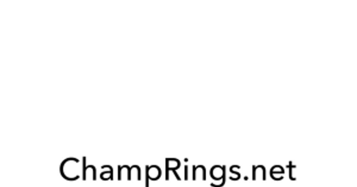 Champ Rings - sicklereville | about.me