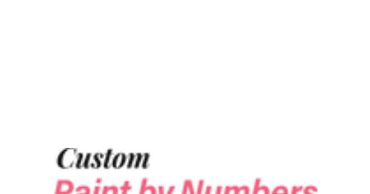 Custom Paint by Numbers Store | about.me