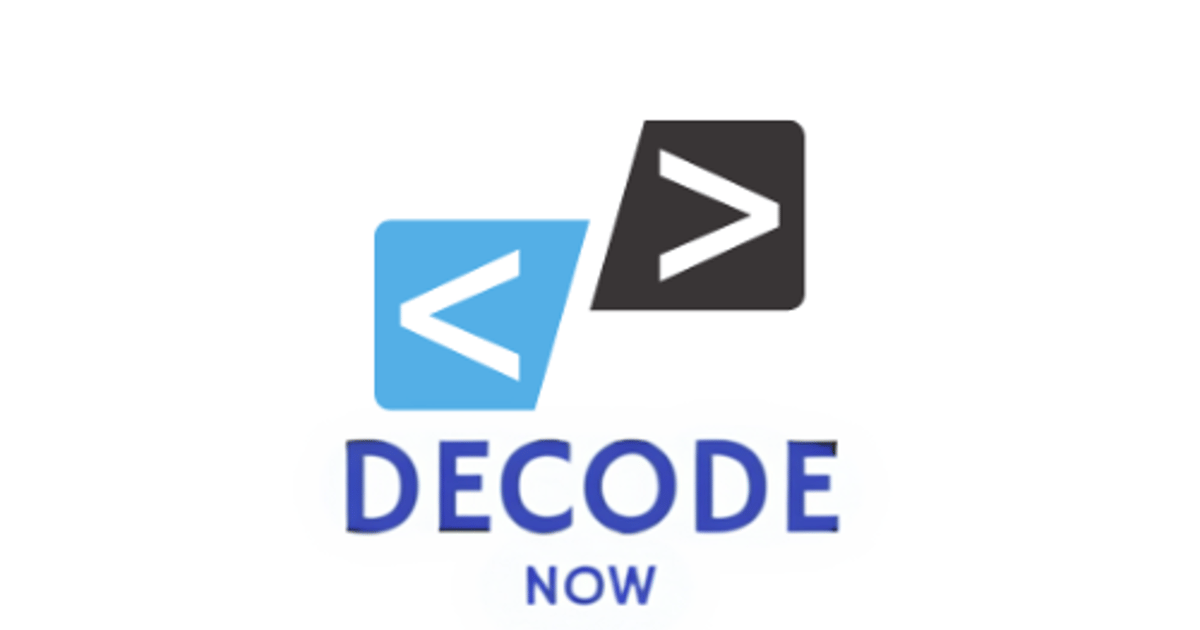 Decode Now - noida | about.me