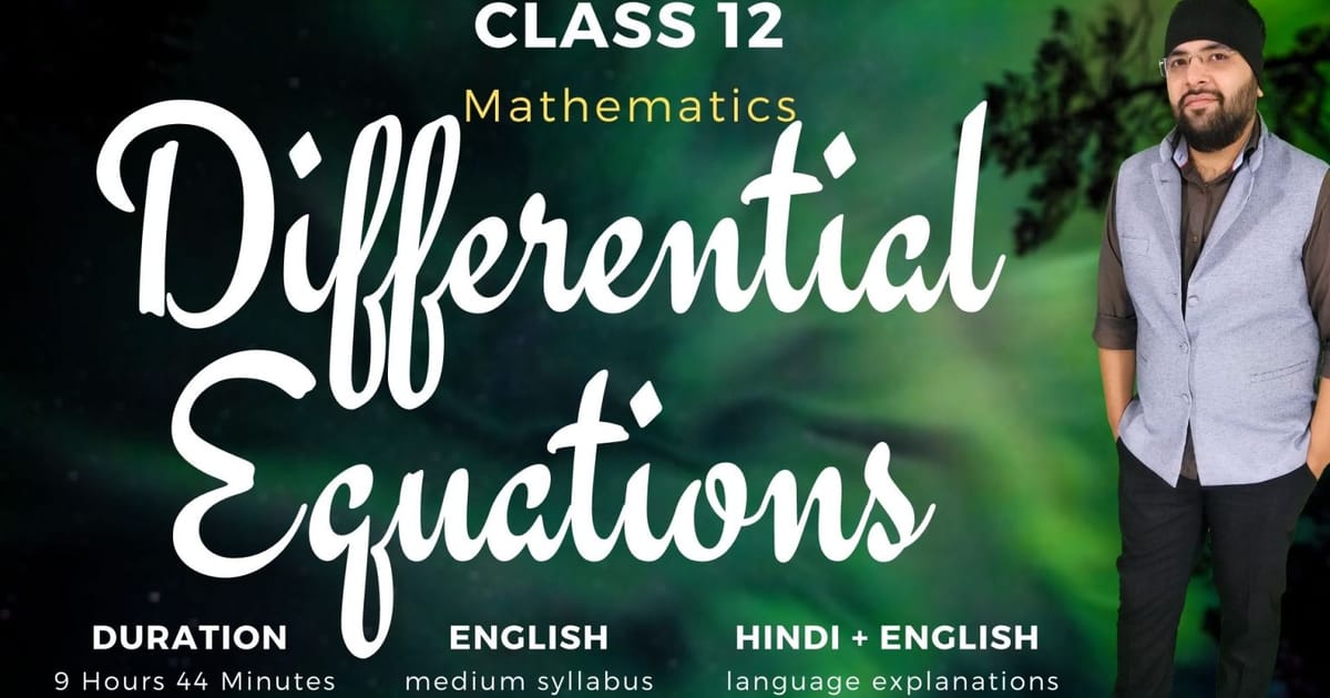 Differential Equations - India | about.me