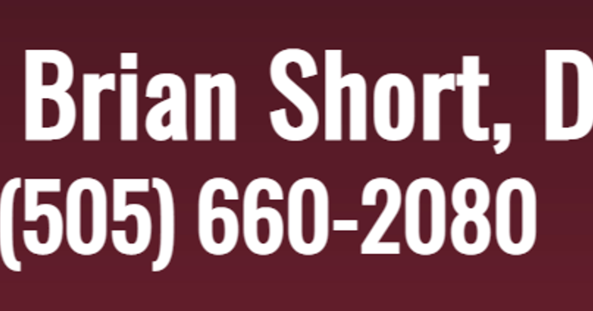 Dr. Brian Short - Santa Fe Chiropractor - 1444C South Saint Francis ...