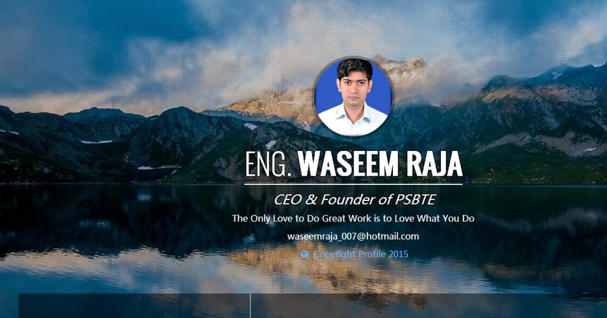 Engr. WASEEM RAJA - Islamabad, Pakistan Society of B-Tech Engineers ...