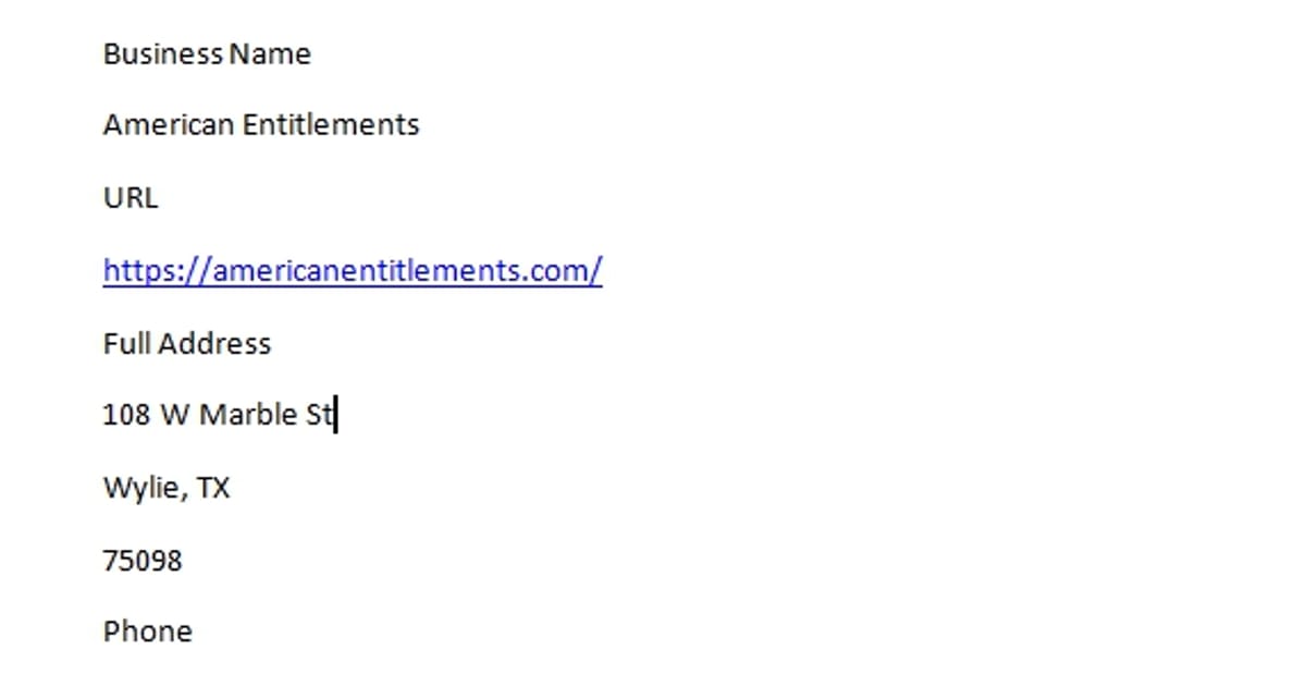 American Entitlements - Wylie, TX | about.me