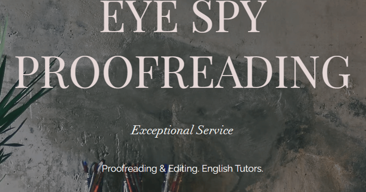Eye Spy Proofreading - Redditch, Worcestershire, England | about.me