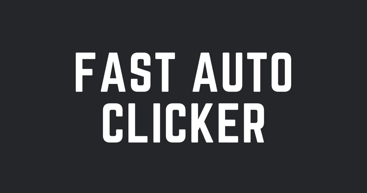 Fast Auto Clicker - USA | about.me
