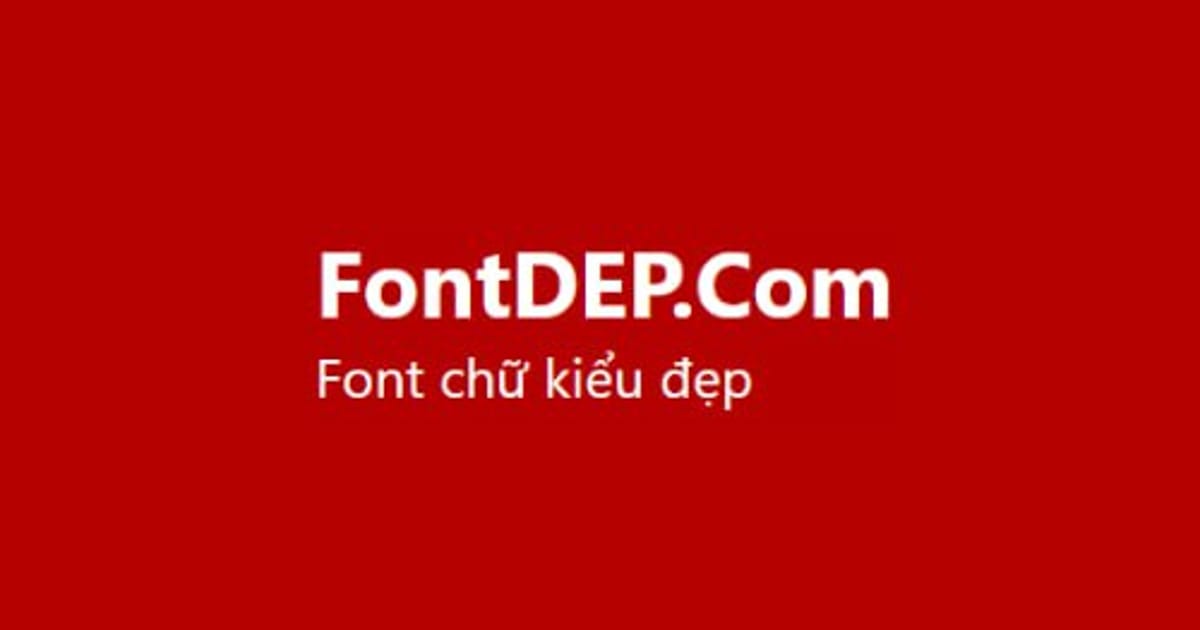 Chữ kiểu đẹp FontDep - Ho Chi Minh | about.me