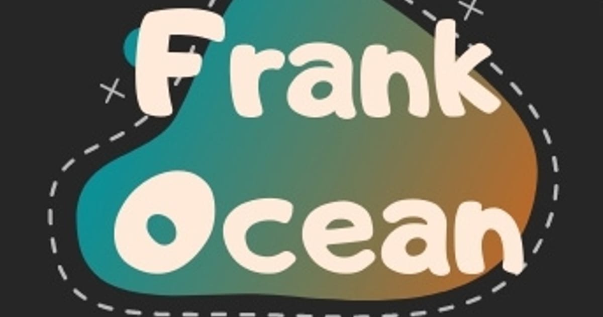 Frank Ocean Merchandise Store - USA | about.me