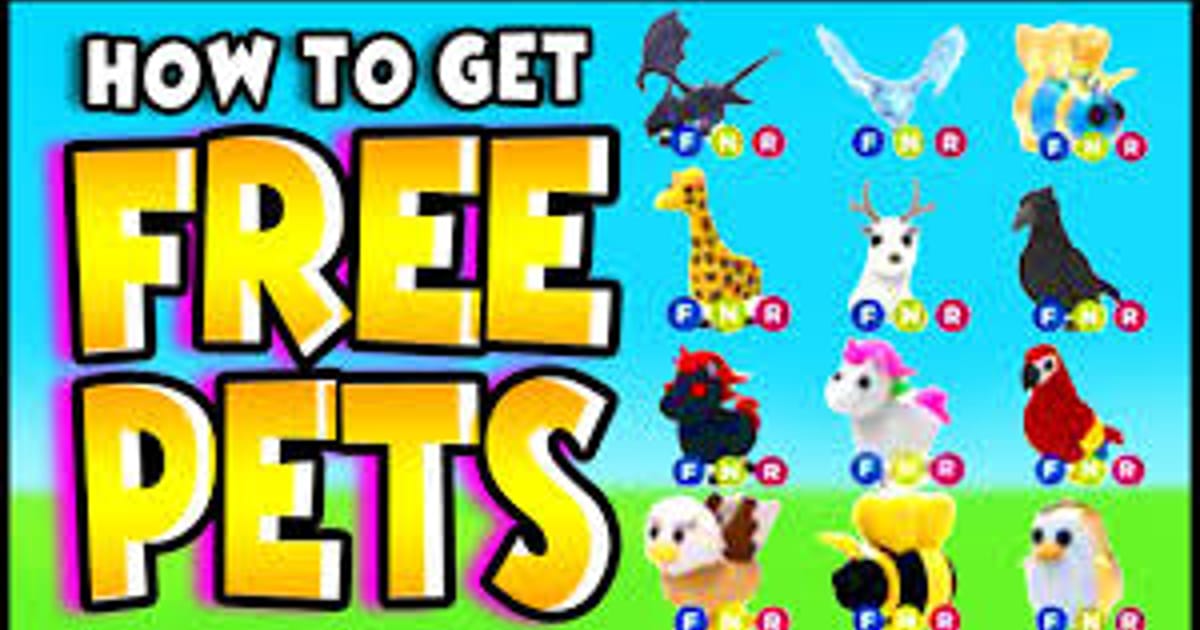 Free Adopt Me Pets - United States | about.me