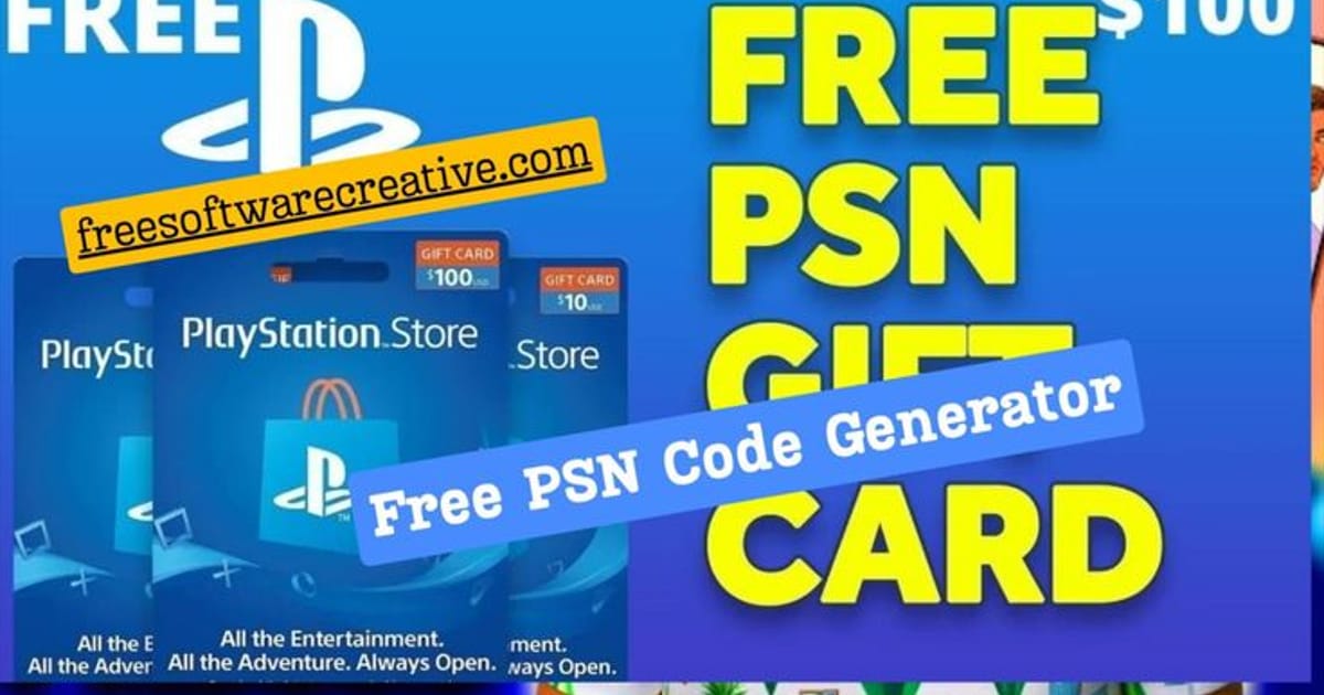 Free PSN Gift Cards Generator 2025 – PlayStation { LATEST } - usa ...