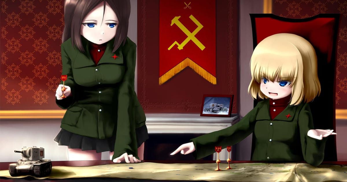 General Katyusha - Pravda Academy Ship, Commander Pravda Sensha-dou ...