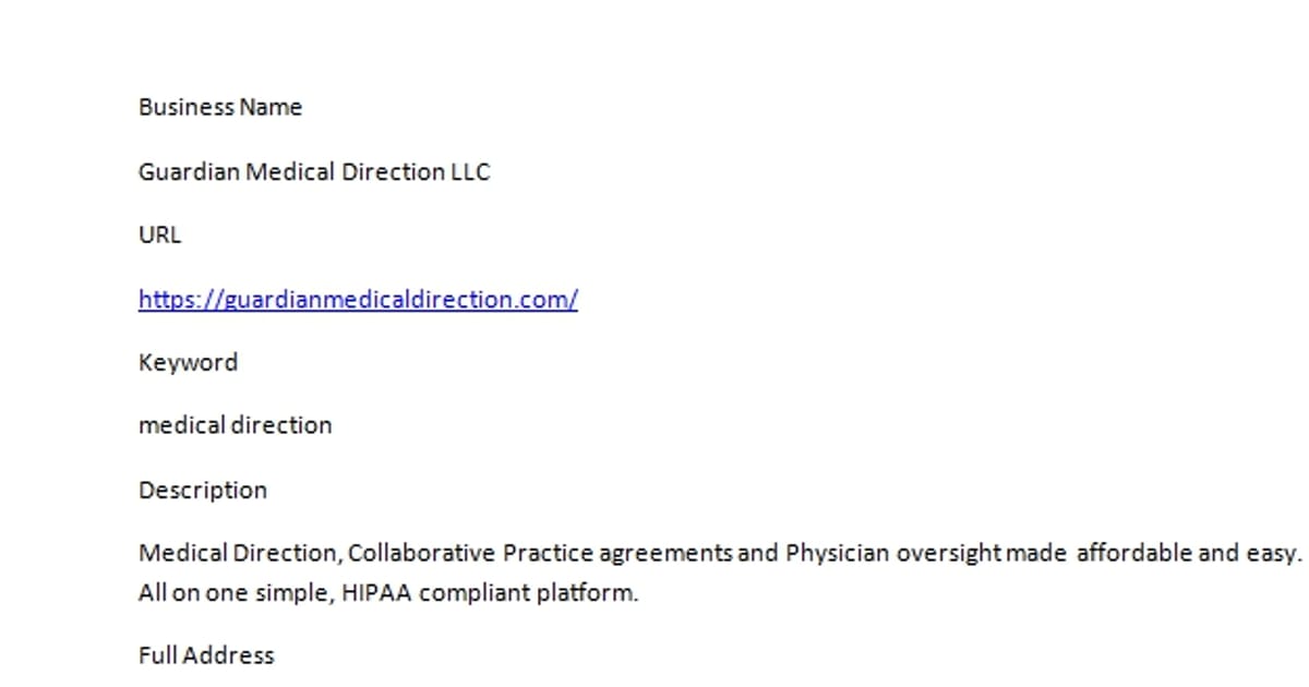 Guardian Medical Direction LLC - Royal Oak, MI | about.me