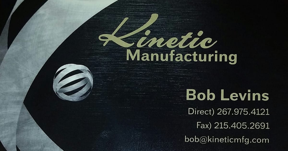 Kinetic Manufacturing - JC4 Fox Drive, Tullytown, PA 19007, USA | about.me