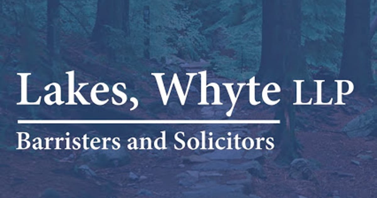 Lakes, Whyte LLP - #100 – 1312 Lonsdale Avenue North Vancouver, BC ...