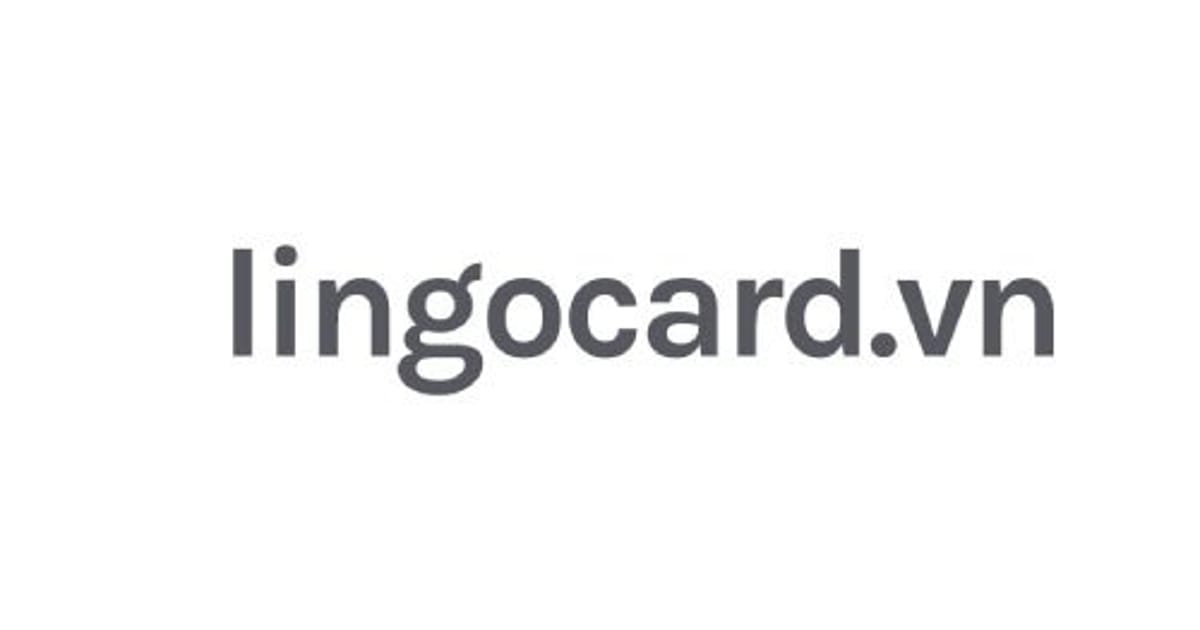 lingo card - ha noi | about.me