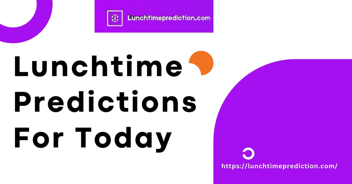 lunchtime predictions - South Africa | about.me