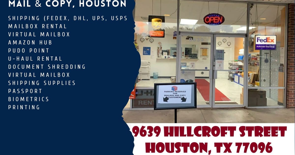 Mailbox Copy - 9639 Hillcroft St, Houston, TX 77096 | about.me