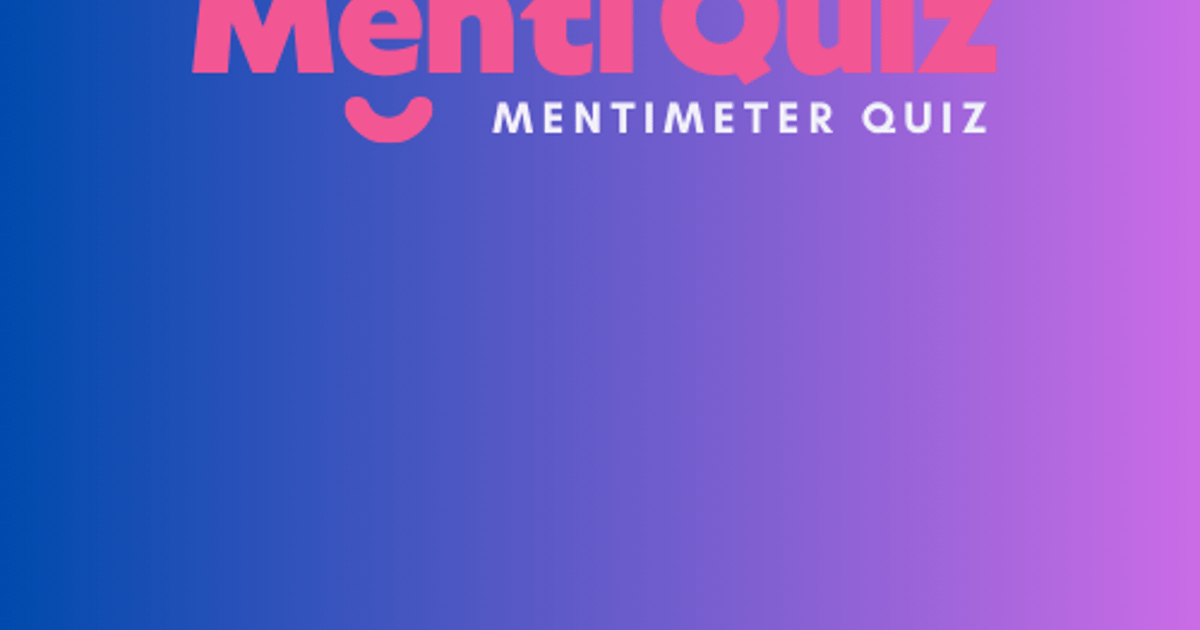 Mentimeter Quiz - Singapore | about.me
