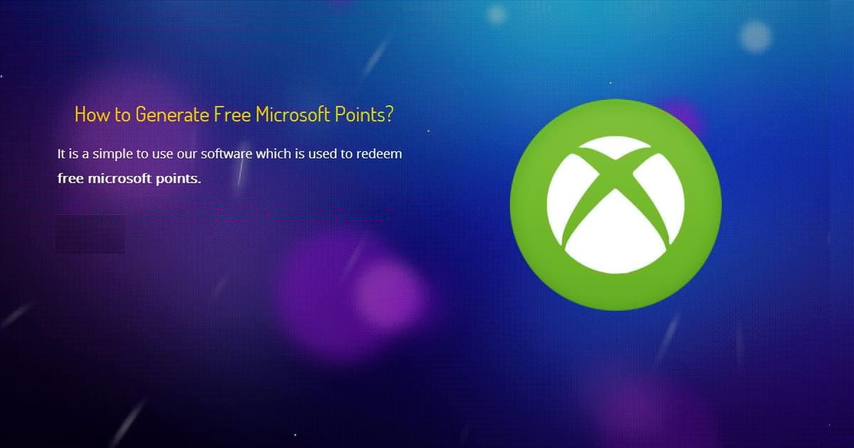 MSP Generator - Free Microsoft Points, Microsoft Point Generator | about.me