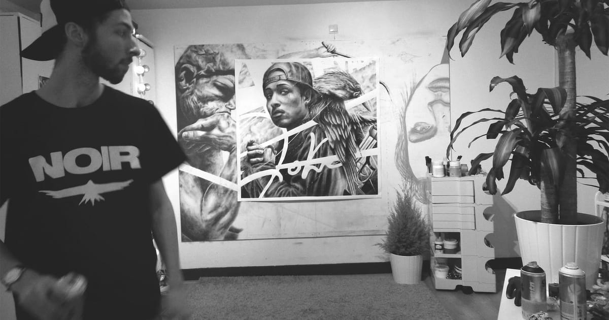 NOIR artist - Liège, Belgium, Artiste, Painter, Muraliste, Saint Luc ...