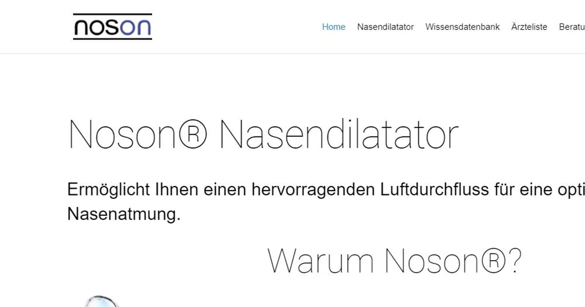 Noson Nasal Dilator - United States | about.me