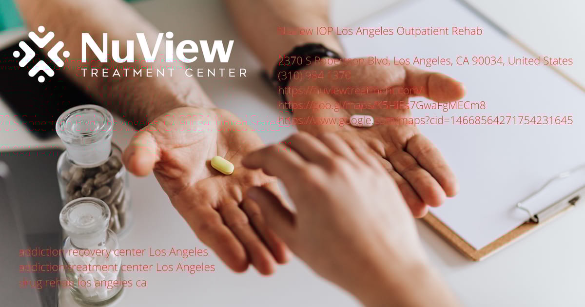 Nuview IOP Los Angeles Outpatient Rehab - 2370 S Robertson Blvd, Los Angeles, CA 90034, United ...