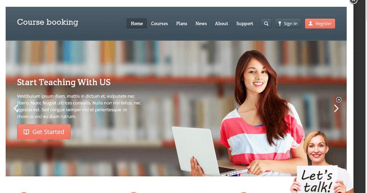 Online Course Booking Script | about.me