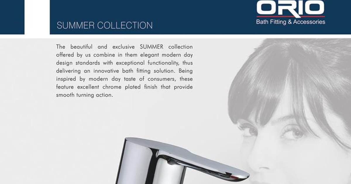 ORIO BATH FITTINGS | about.me