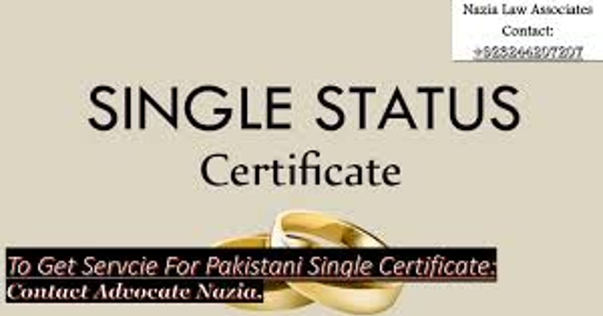 Pakistani Single Certificate 23 in2021 - Lahore | about.me