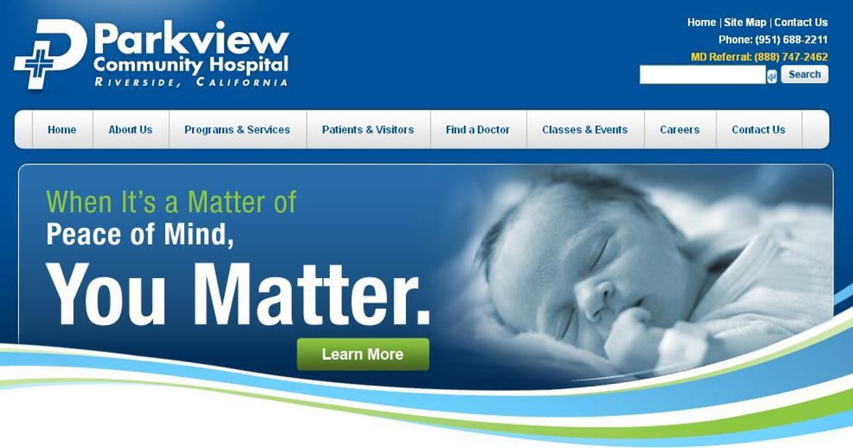 Parkview Community Hospital - Riverside, CA, USA, Joint Replacement ...