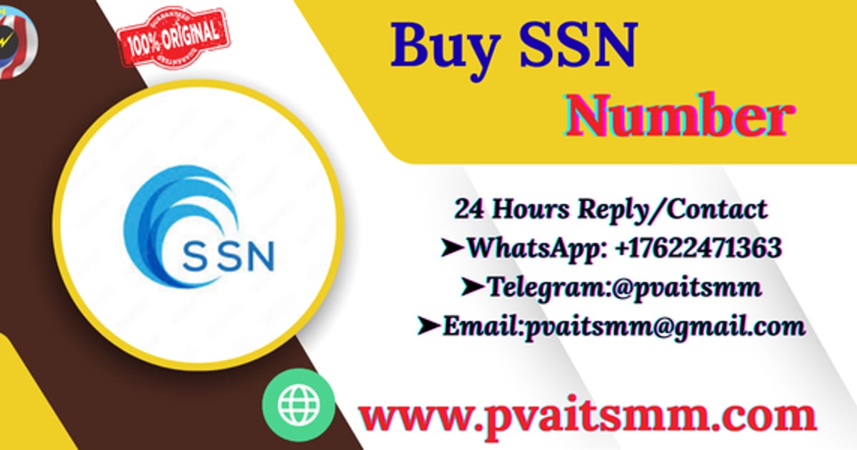 Buy SSN Number - pvaitsmm (California) - California | about.me