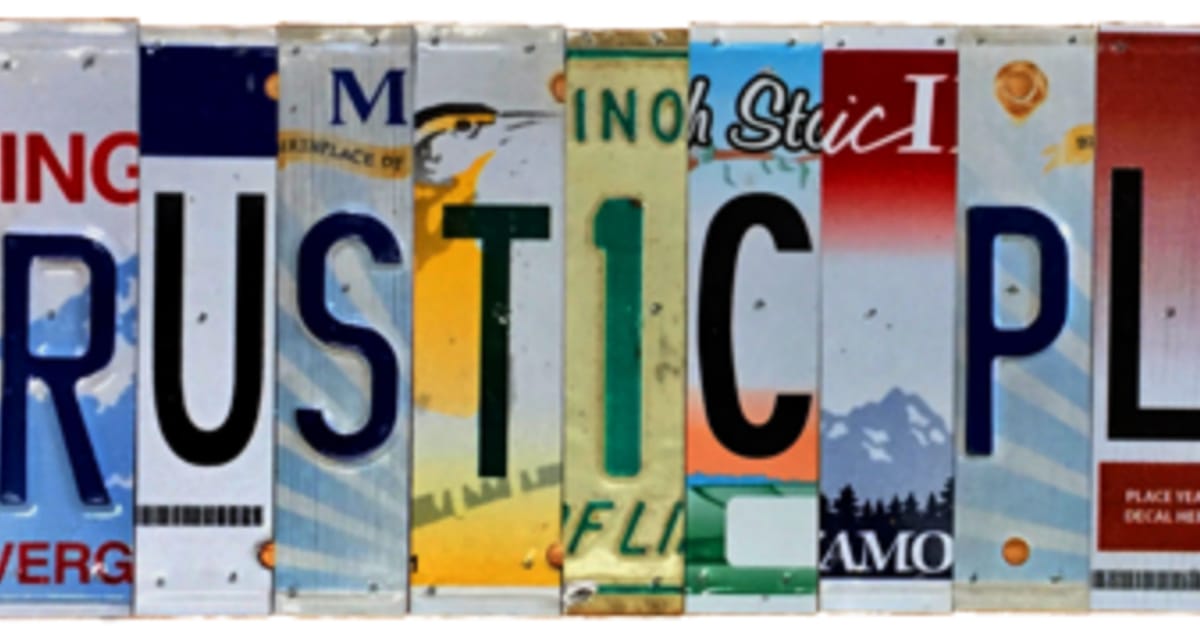 Rustic Plates - USA | about.me