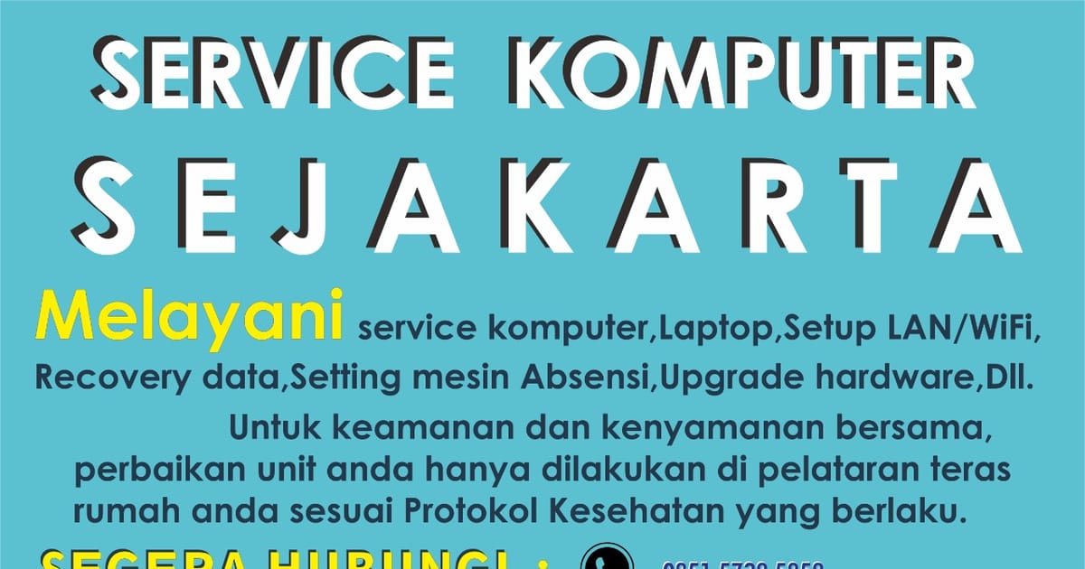 Service Komputer Sejakarta - Jakarta | about.me