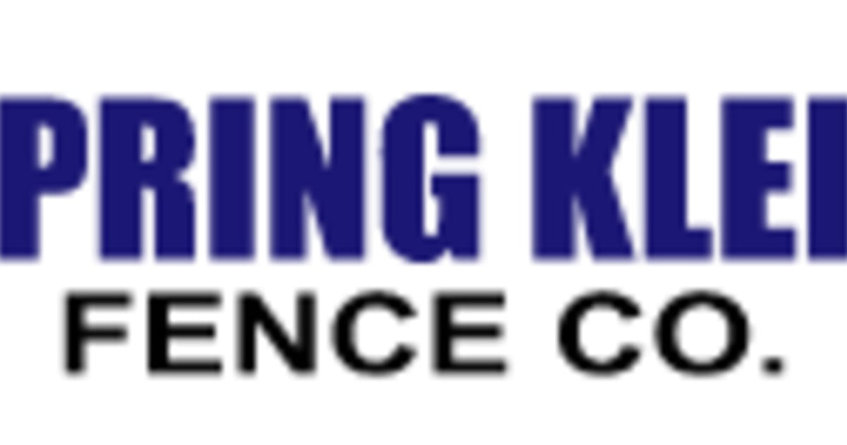 Spring Klein Fence Co - 7631 Spring Cypress Rd # 10, Spring, TX 77379 ...