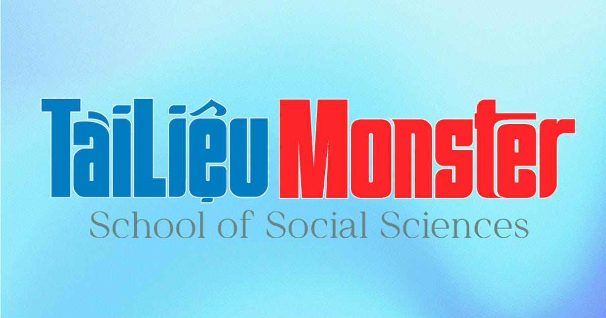 Tài Liệu Monster - Khu phố 6 - phường Linh Trung - thành phố Thủ Đức ...