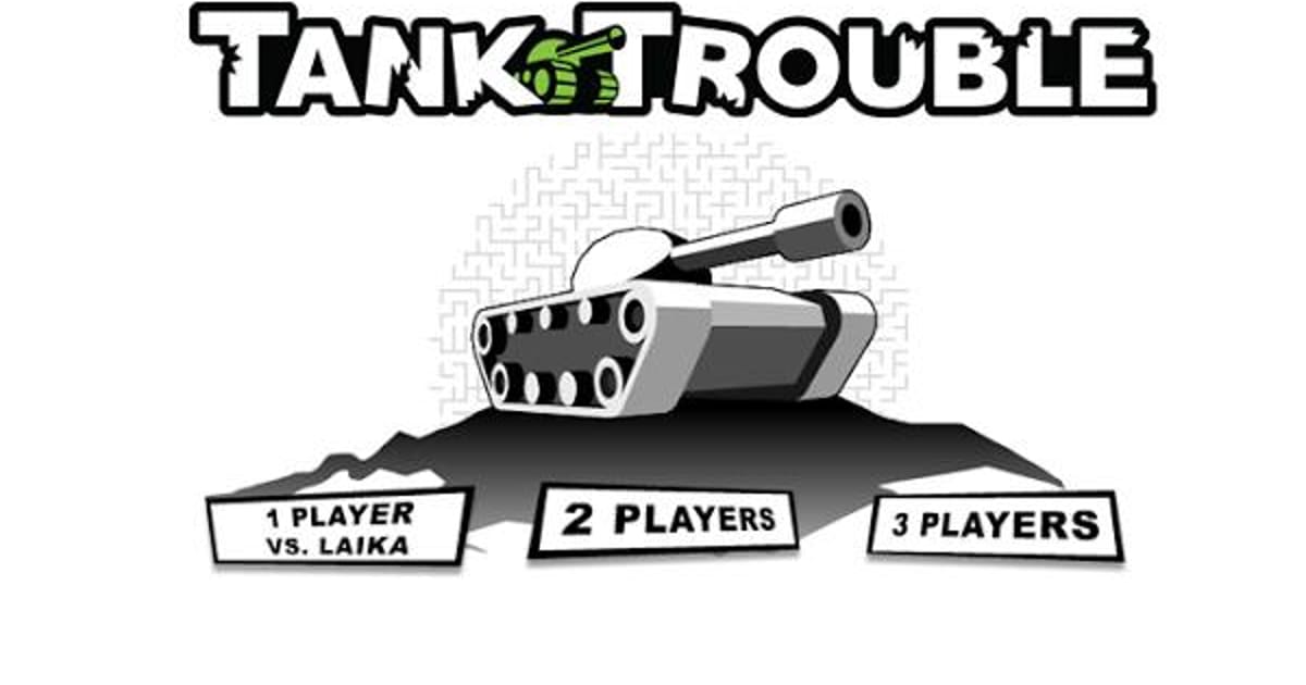 Tank Trouble Logo Troubling Tank 2 Players Free Addicting Game