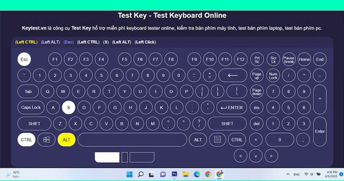 Test keyboard - Số 53 - 55 Bạch Đằng, P.15, Quận Bình Thạnh, TPHCM ...