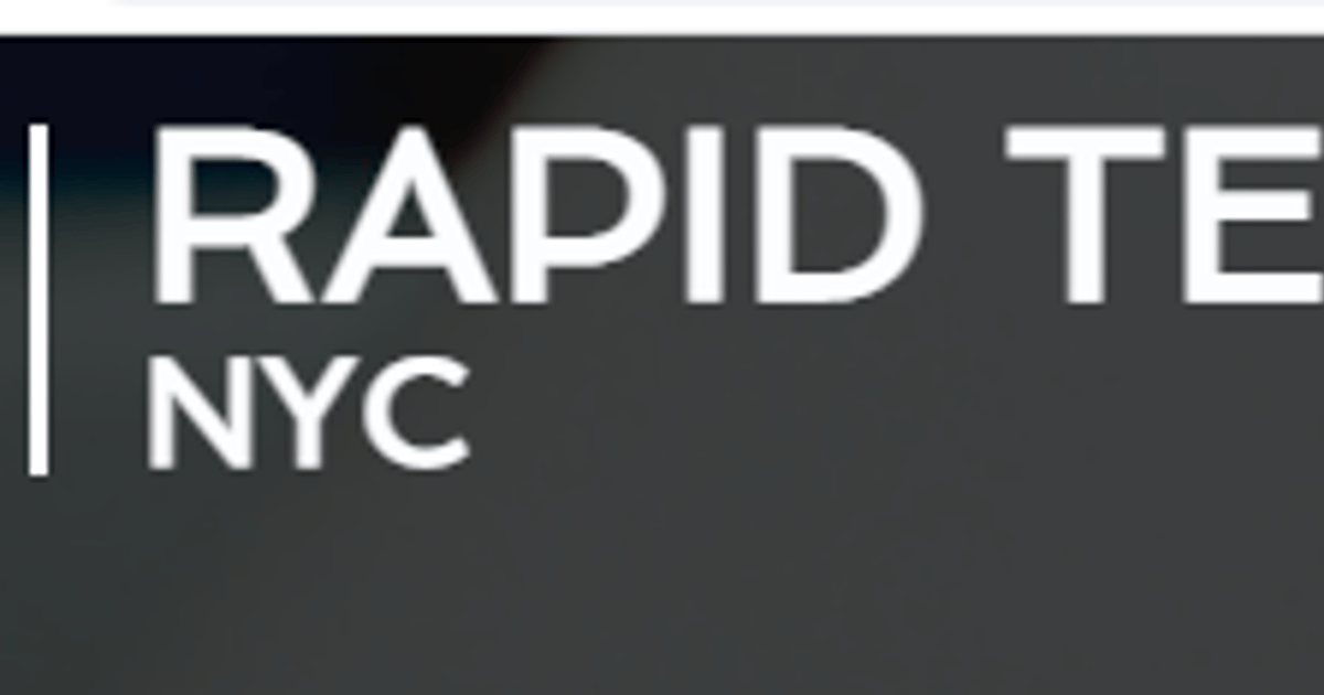 Rapid PCR Test Manhattan - 150 E 72nd St suite 230, New York, NY 10021 ...