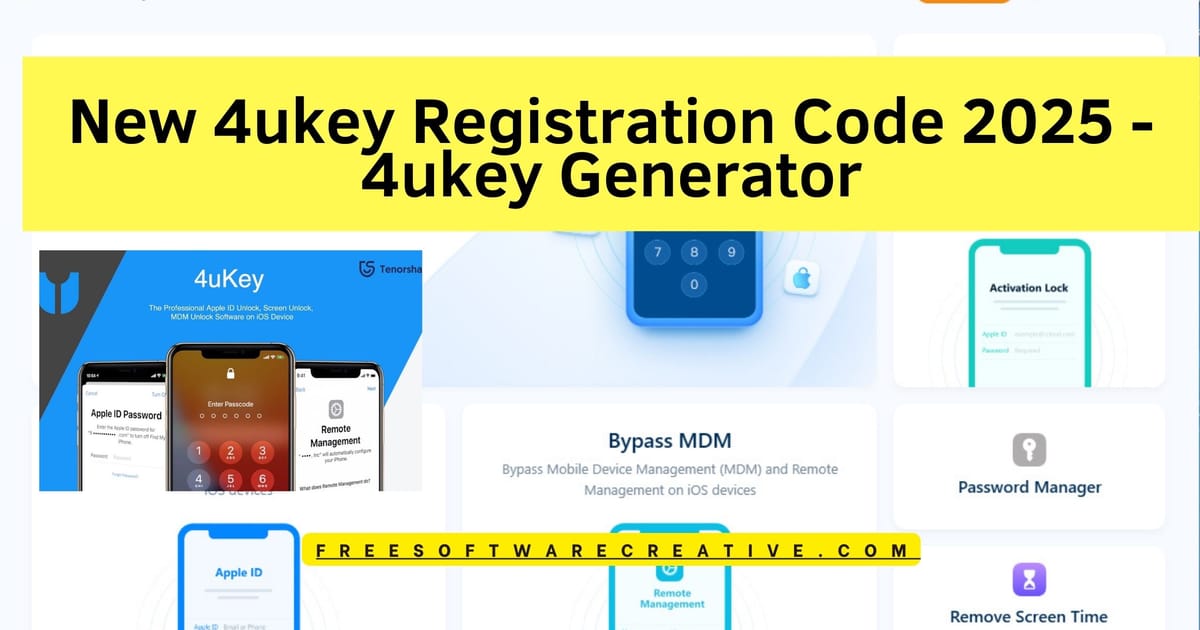 4ukey License Key Generator 2025 Free Download { Latest } - 4ukey ...