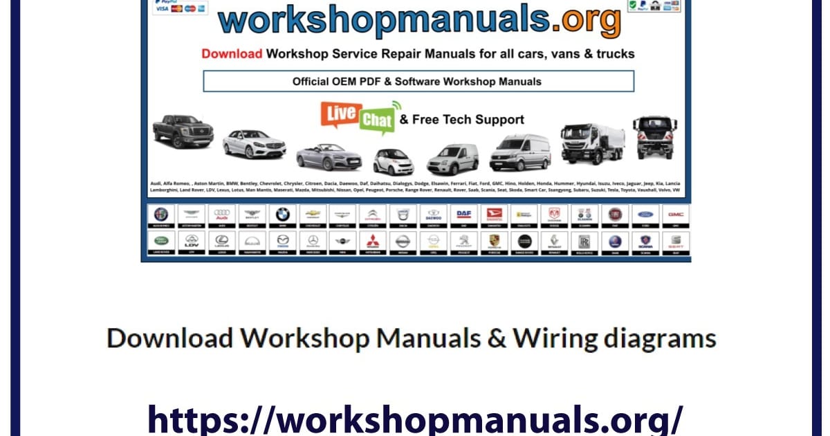 Workshop Manuals - united kingdom | about.me